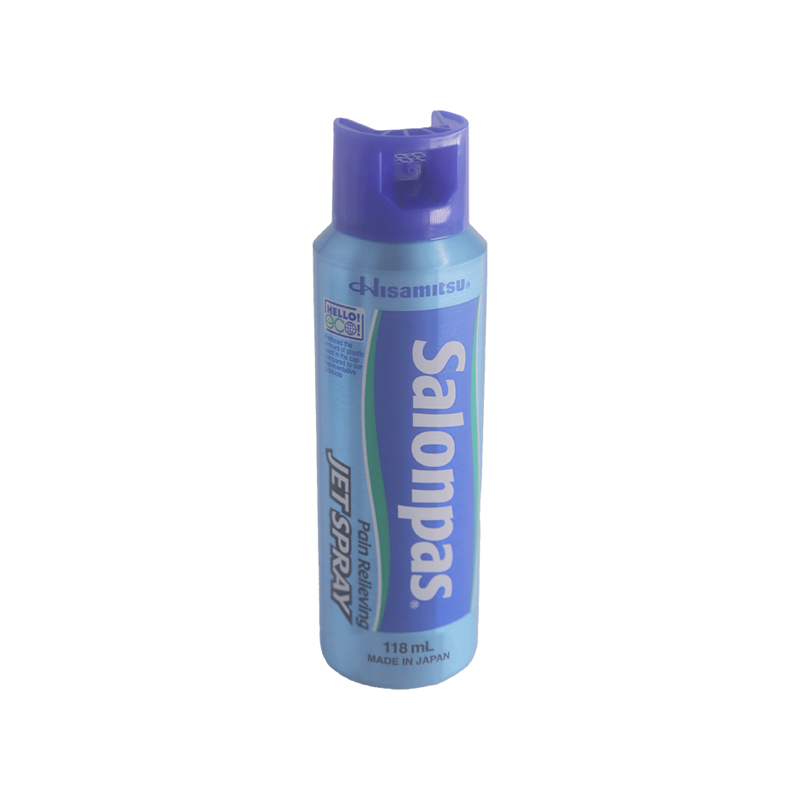 SALONPAS PAIN RELIEVING JET SPRAY 118ML — SF Supplies